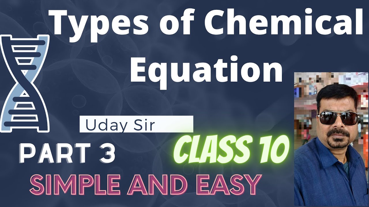Types of Chemical Reaction: Combination, Decomposition, Displacement ...