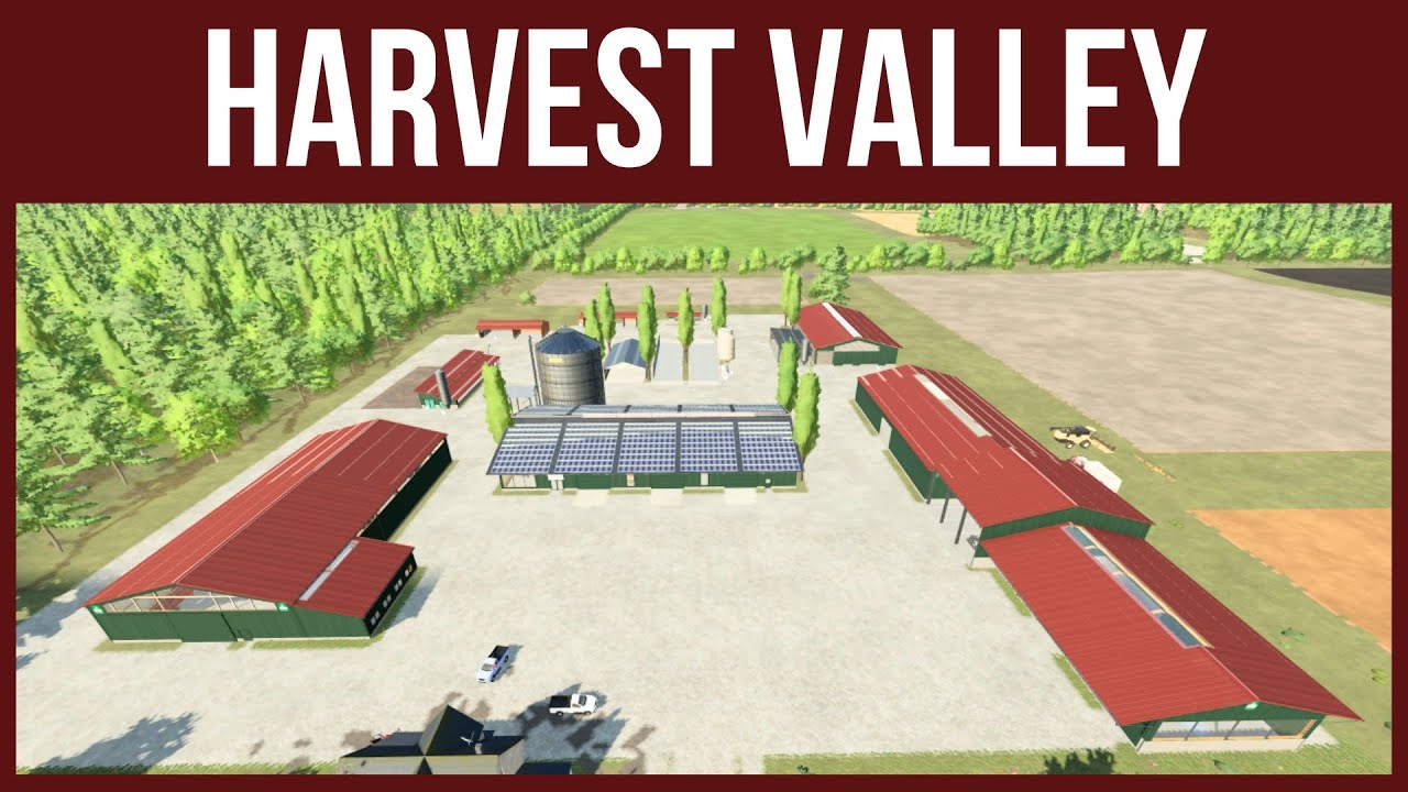 HARVEST VALLEY – Map Tour – Farming Simulator 22 - YouTube