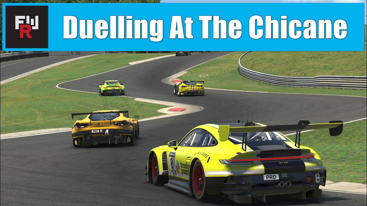 Dueling At The Chicane | Fanatec GT3 Challenge - Lime Rock Park ...
