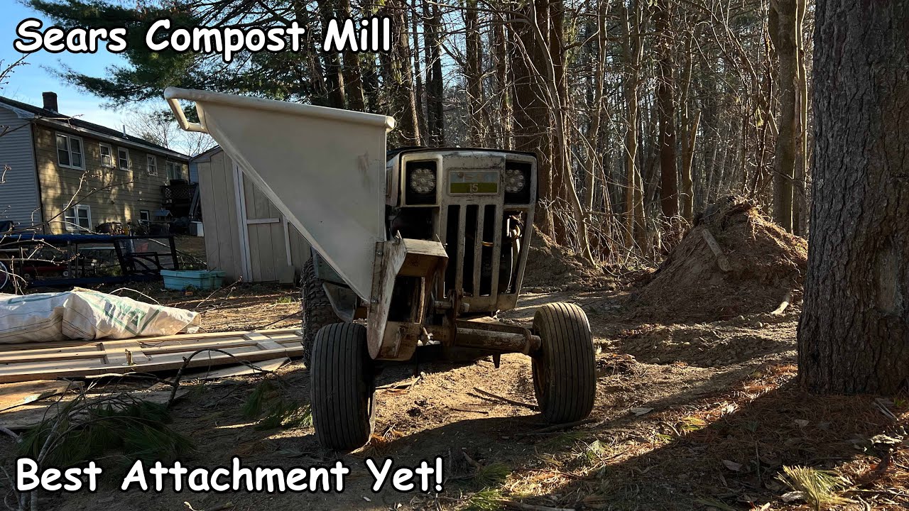 Buying & Installing A Sears Compost Mill (Chipping Master) - YouTube