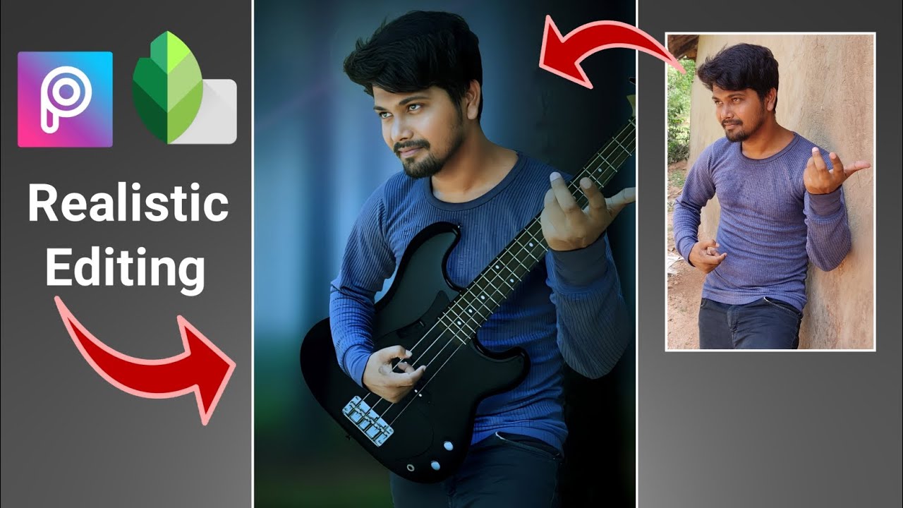 Picsart Realistic Photo Editing | How To Edit Realistic Photo - YouTube