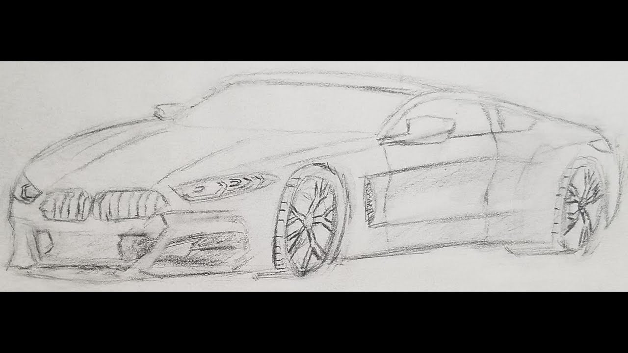 Drawing the BMW M830i - YouTube