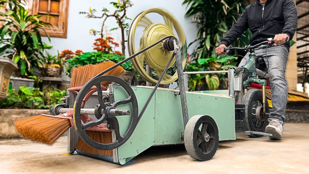 The Ultimate DIY Utility Vehicle! This Street Sweeper Will Surprise You ...