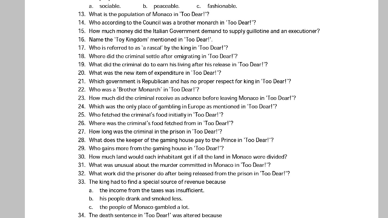 2.TOO DEAR! PUC II YEAR. - YouTube