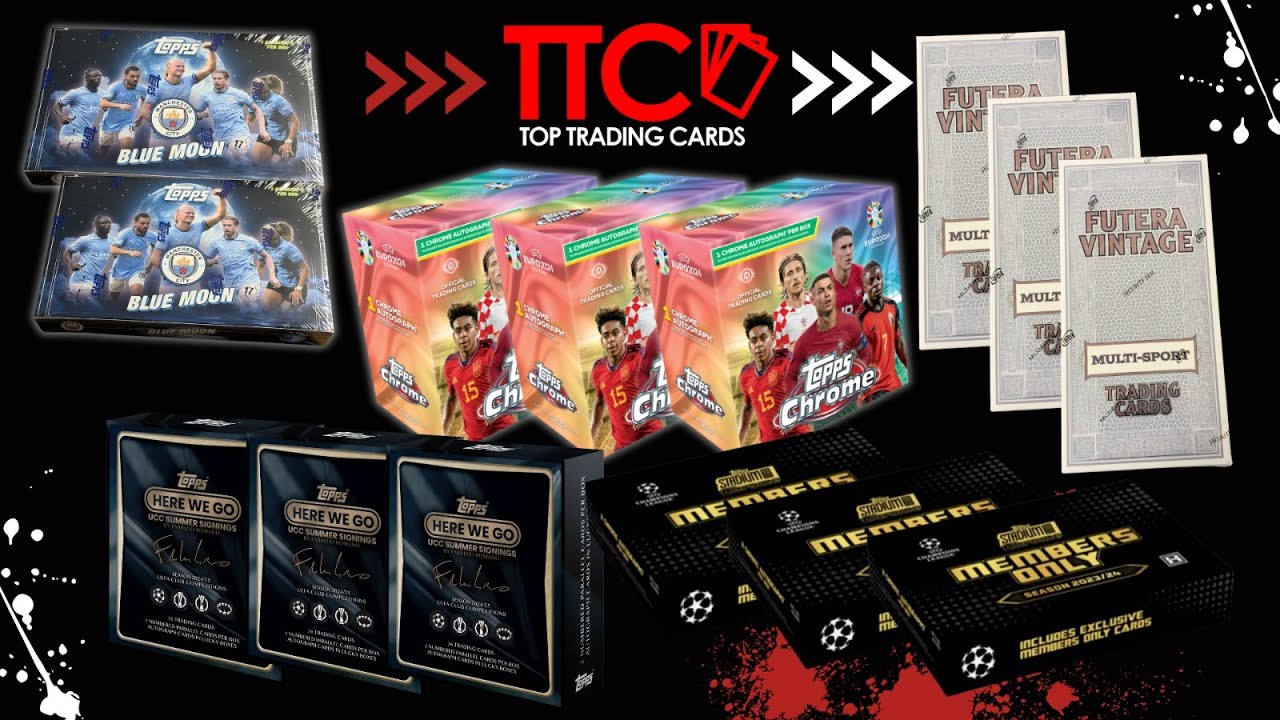 TTC BOX BREAK STREAM ⚽🔥 FULL CASE EURO 2024 CHROME PYT #3 + 20 SUMMER ...