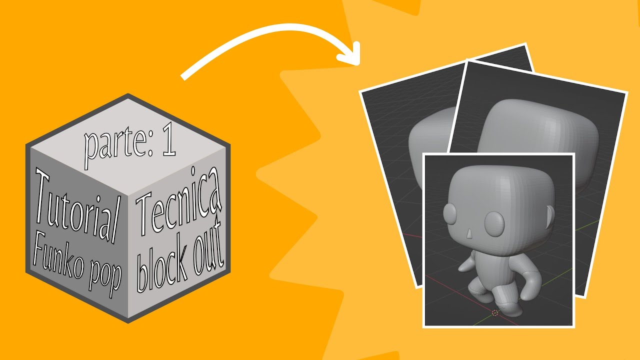 Tutorial Funko Pop; Tecnica Block Out (Parte 1) - YouTube