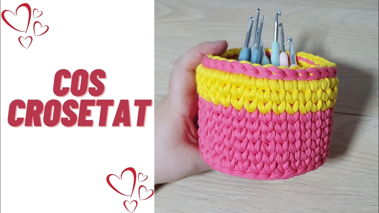 Cos crosetat. Tutorial. - YouTube