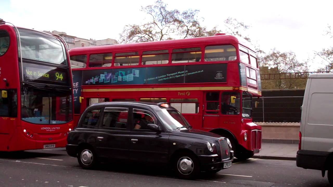 First London Route 9 RM1640 & London United Route 94 ADH7 Routemaster ...