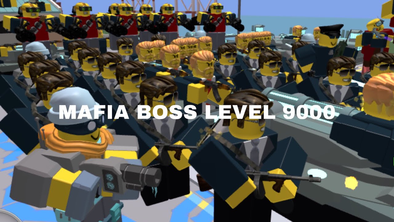 LEVEL 100 MAFIA BOSSES | Tower Defense Simulator ROBLOX - YouTube