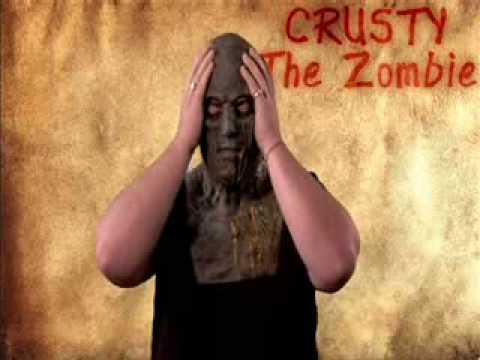 Crusty The Zombie Silicone Mask