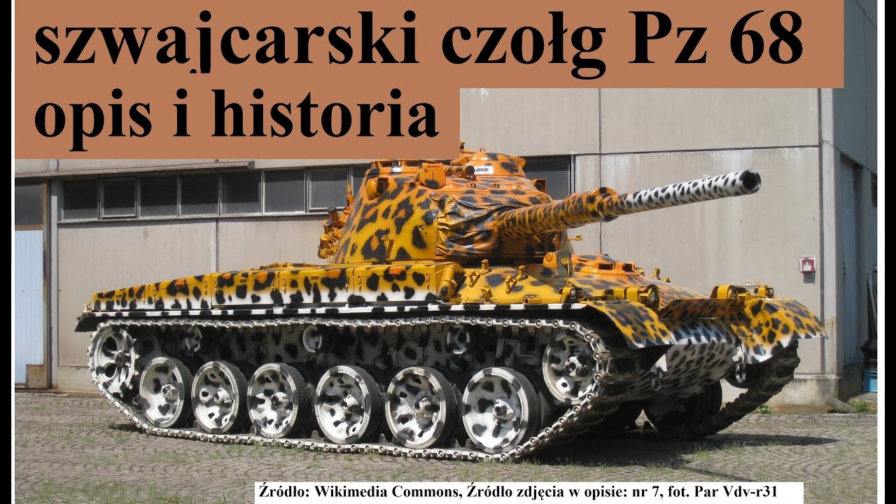 szwajcarski czołg Pz. 68 - zamiast Leoparda 1 - YouTube