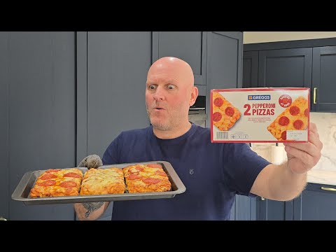 My Girls and I Try New Greggs Pepperoni Margherita Pizzas 