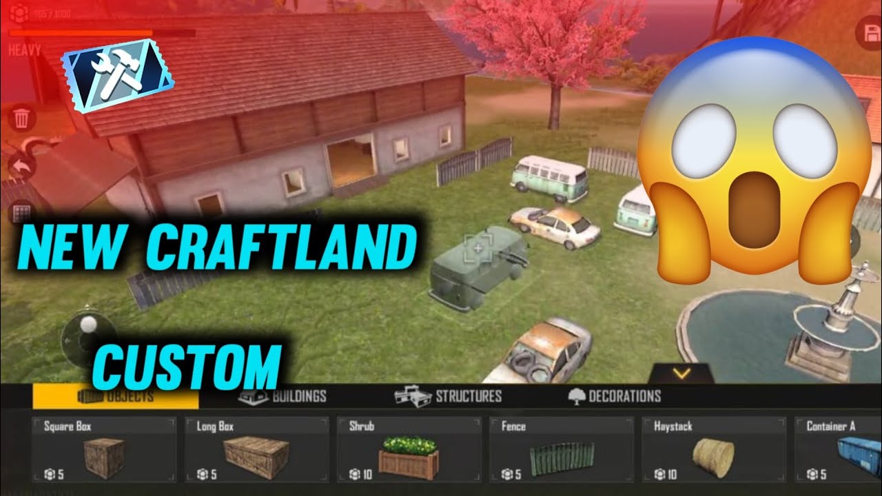 New free fire max craftland custom - YouTube