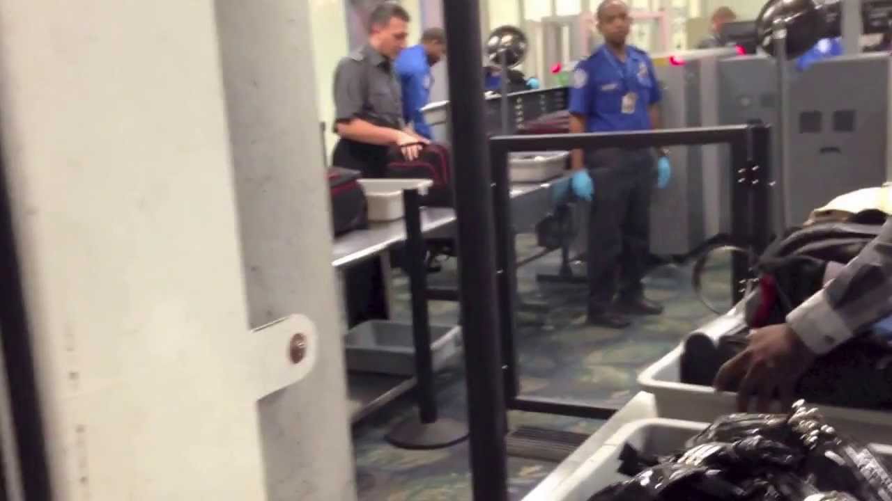 Testing TSA security in Fort Lauderdale - YouTube