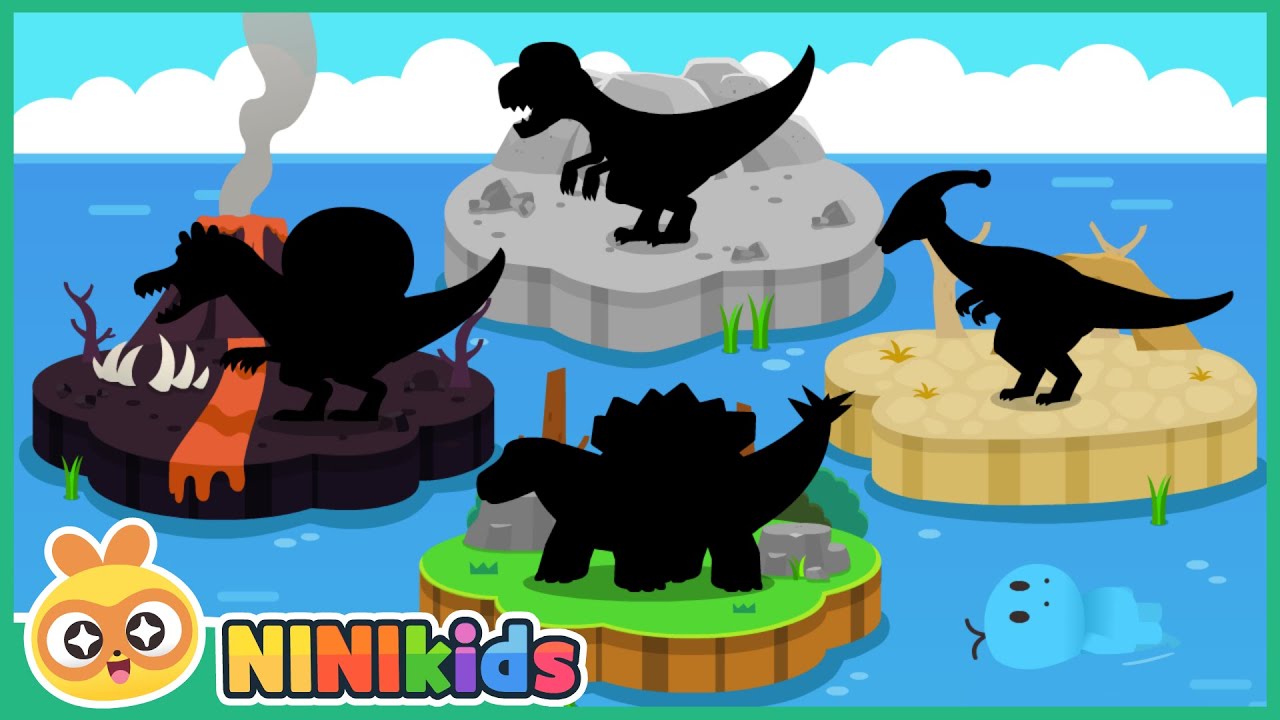 What kind of dinosaur is it? | Shadow dinosaur game for Kids ...
