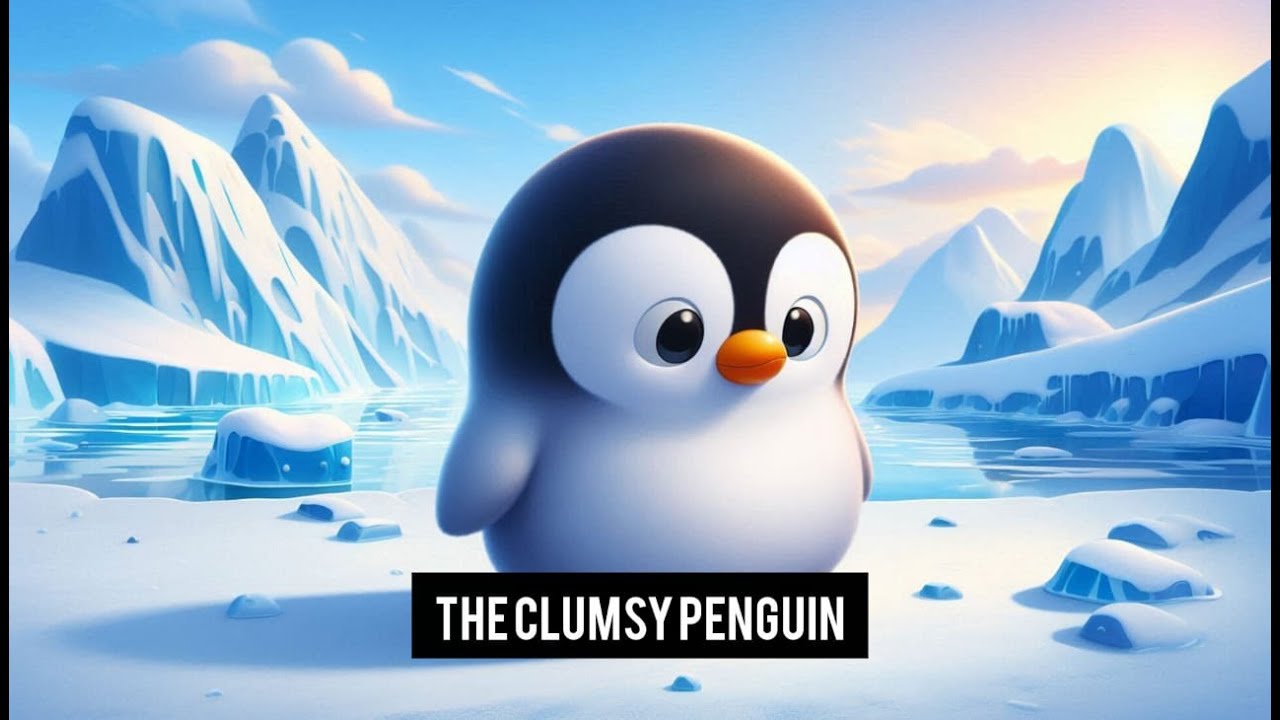 The Clumsy Penguin | Nursery Poem & Rhyme For Kids | #kidspoem # ...