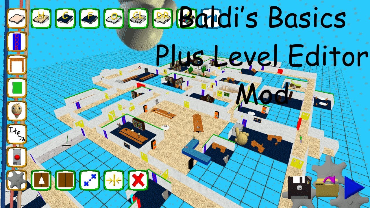 Baldi's Basics Plus Level Editor - My Level Showcase - YouTube