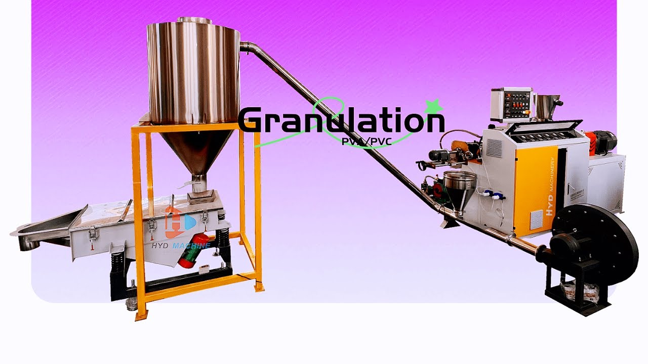PVC Granules PVA Hot Soluble Granules Pellets Granualtion Making ...