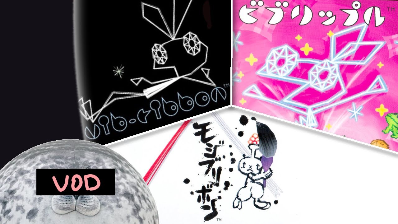 There are 3 of them. [Vib-Ribbon, Mojib-Ribbon, Vib-Ripple] - YouTube