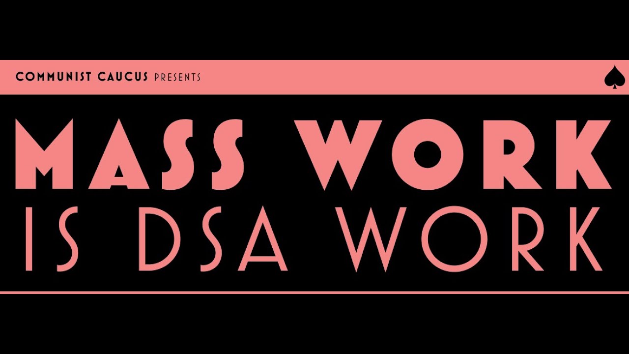 Mass Work is DSA Work - YouTube