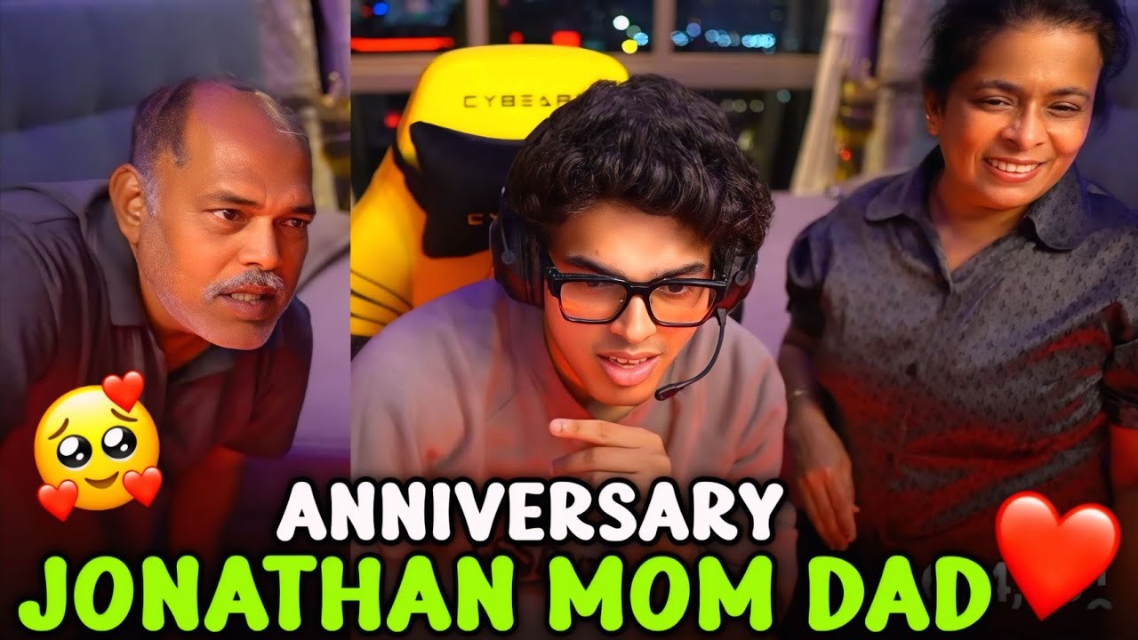 JONATHAN MOM DAD ON STREAM 😍 CHAT SPAM HAPPY ANNIVERSARY 💖 | GODL - YouTube