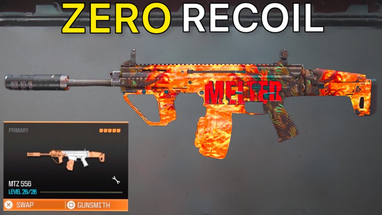 NEW *ZERO RECOIL* MTZ 556 Loadout is META in Warzone! 😍 - YouTube