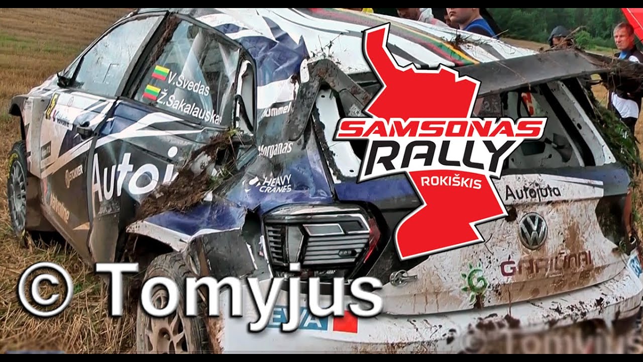 Samsonas Rally Rokiškis 2019 DAY-1 ( Action and mistakes ) - YouTube