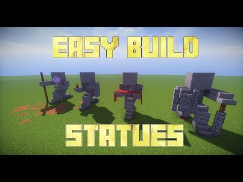 Minecraft How To Build Statues
