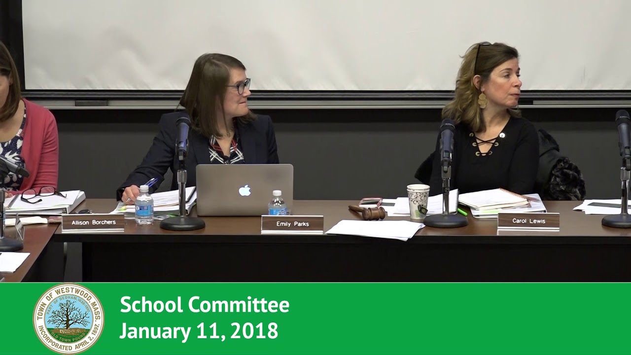 School Committee - 01/11/18 - YouTube