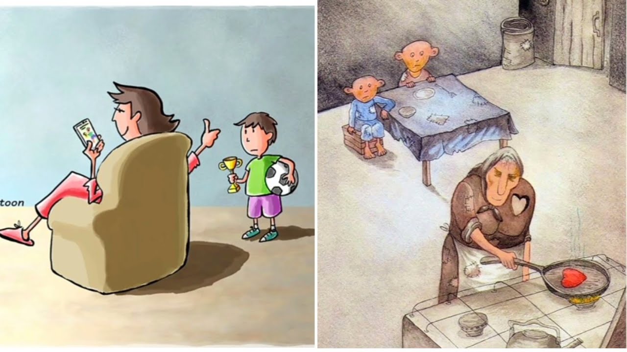 FUNNY COMICS KING #part 95/The Sad Reality Pictures That Speak Louder ...