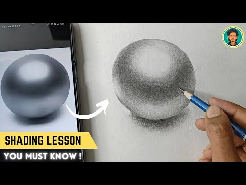 How to draw a 3D Sphere //Shading lesson every artist should know - YouTube