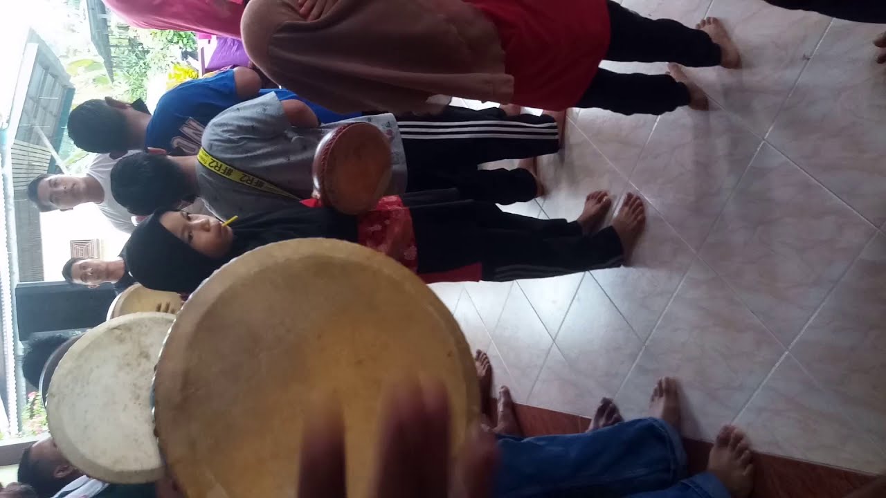 kompang hadrah kampung bukit bertam batu kurau,perak - YouTube