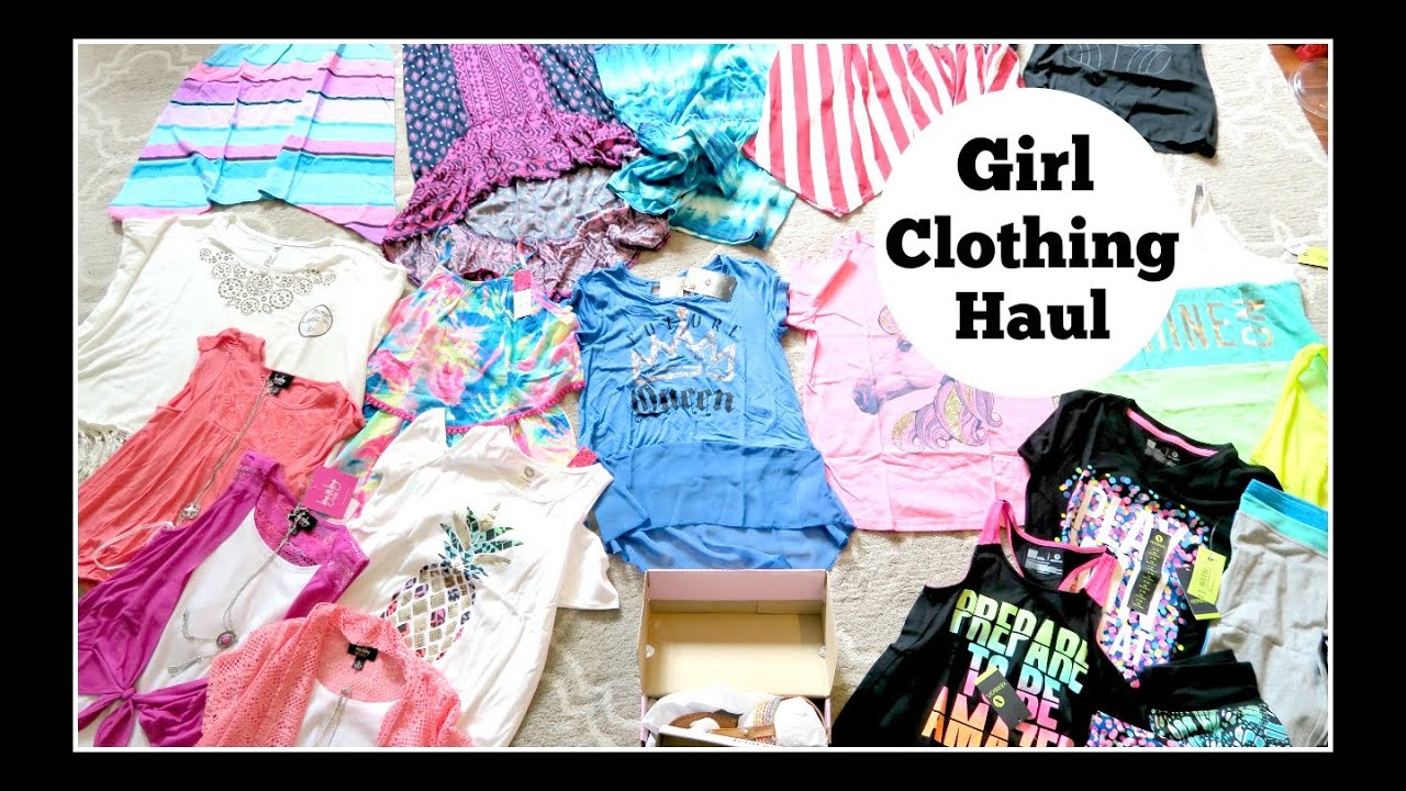 Girl Clothing Haul! Spring and Summer - YouTube
