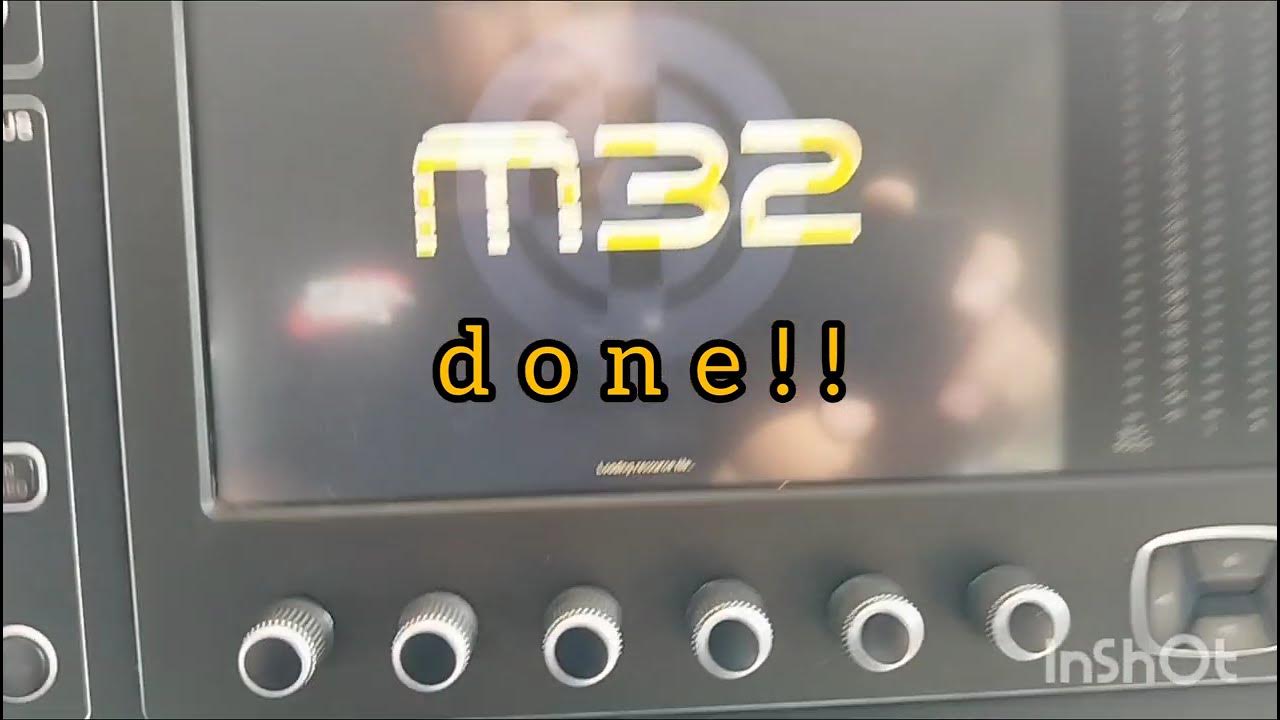 Quick Firmware Upgrade and Fast Fader Calibration on midas M32 - YouTube