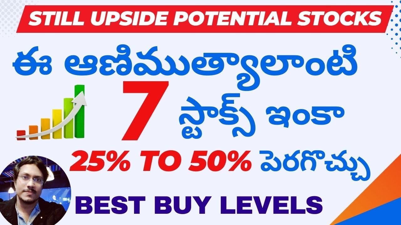 STOCKS FOR 3 TO 6 MONTHS| Top 7 Stocks 25% to 50% Still Upside ...