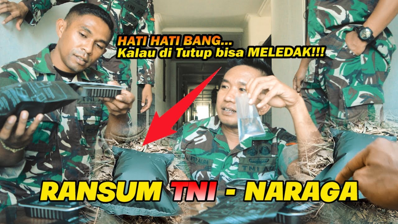 UNBOXING RANSUM TNI🇲🇨 2022 - SATU KOTAK ISINYA LENGKAP - YouTube