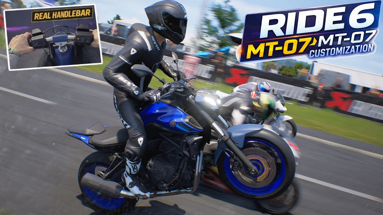 RIDE 6 – Customization | Yamaha MT-07 2024 + Thrustmaster Freestyler ...