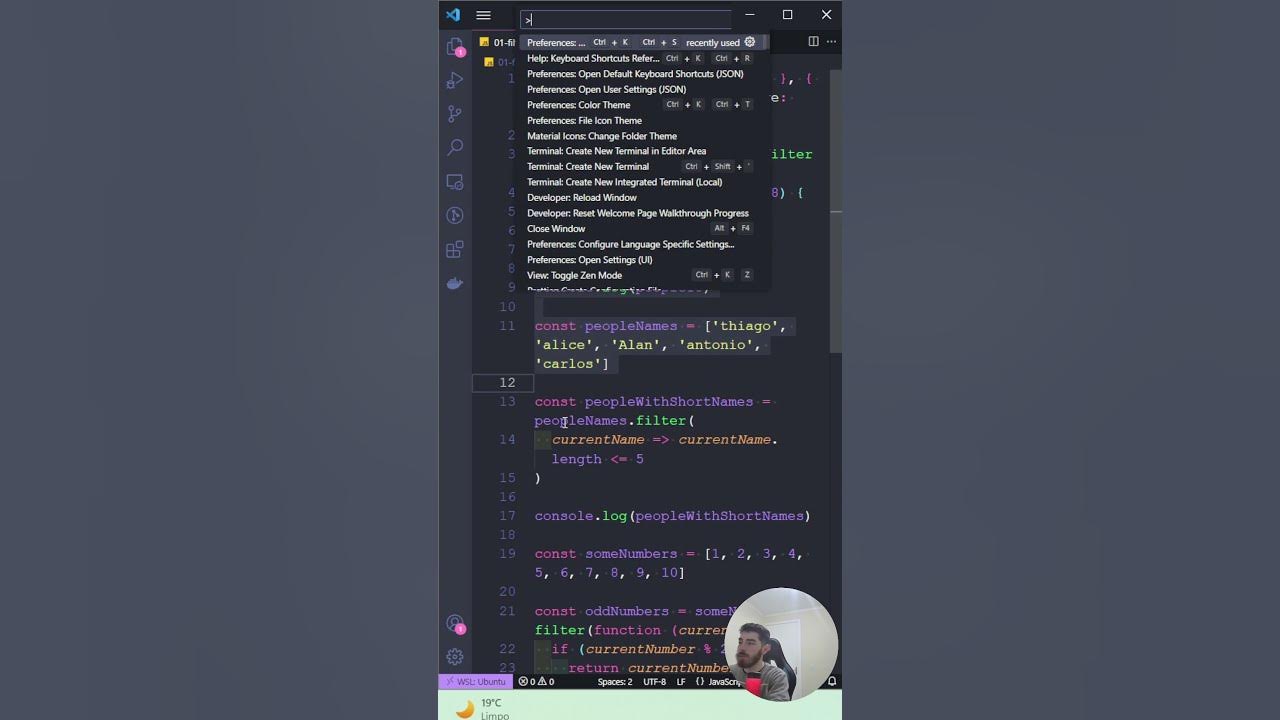 Comentar linhas de código muito rápido no VSCODE utilizando atalhos de teclados - dicas do ...