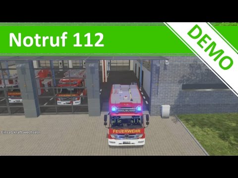 Notruf 112 - Firefighter Simulator - Demo Gameplay - YouTube