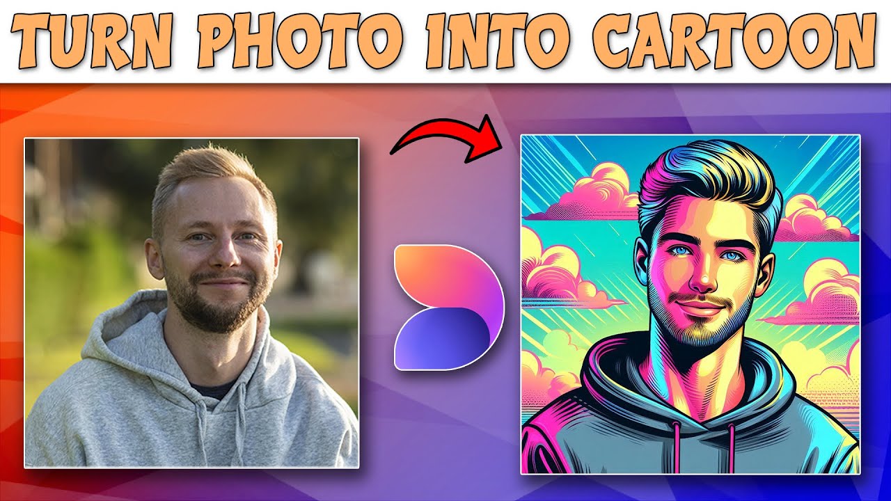 How To Turn Photo Into Cartoon In Microsoft Designer - YouTube