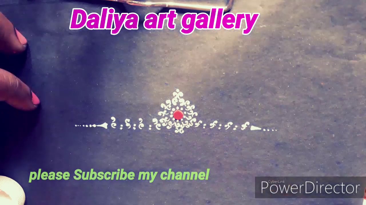 So simple and easy bridal kalka design. Easy forehead kalka design ...