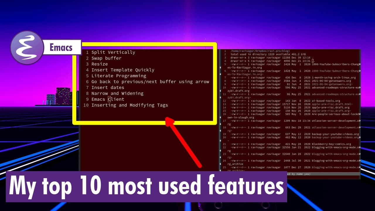 Org-mode - My ten most used features - YouTube