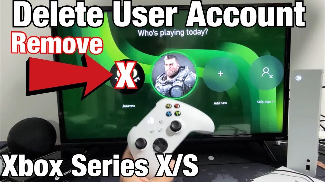 Xbox Series X/S: How to Delete User Account - YouTube