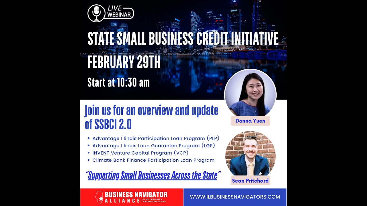 SSBCI 2.0 Webinar - 2/29/24 - YouTube