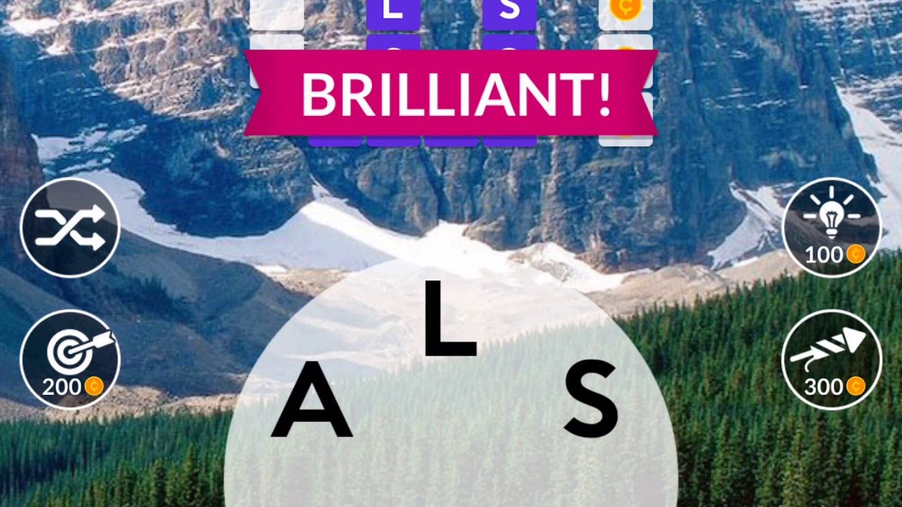 Wordscapes Level 345 Answers - YouTube