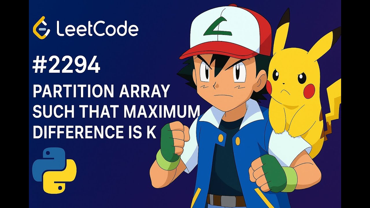2294. Partition Array Such That Maximum Difference Is K | Leetcode ...