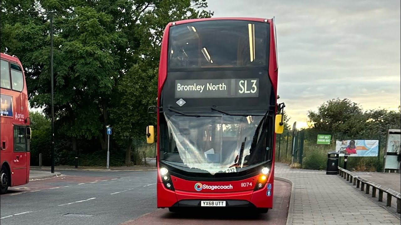 *YX68 UTT*Stagecoach London 68Reg ADL Enviro400MMC - YouTube
