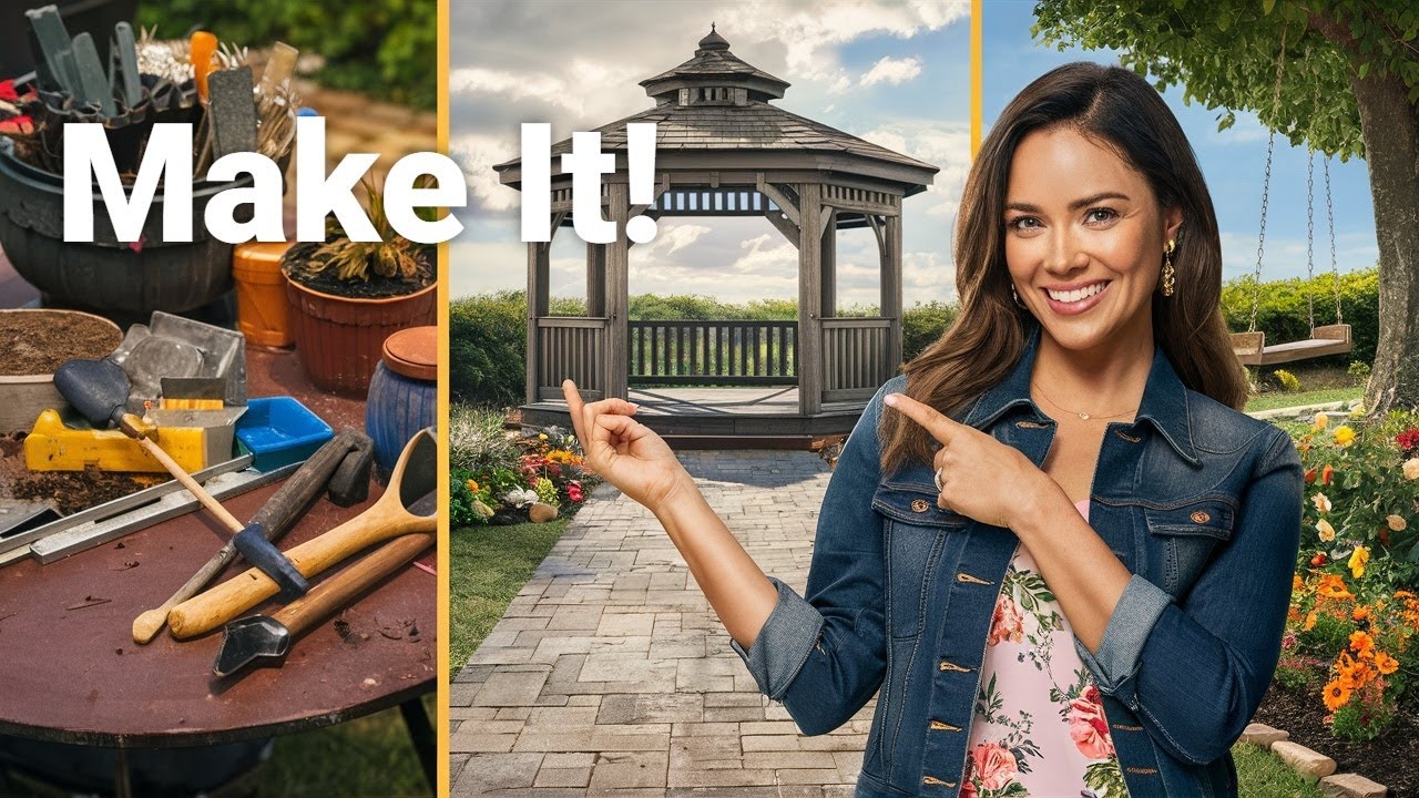 How to Build a Rustic Garden Retreat (DIY) - YouTube