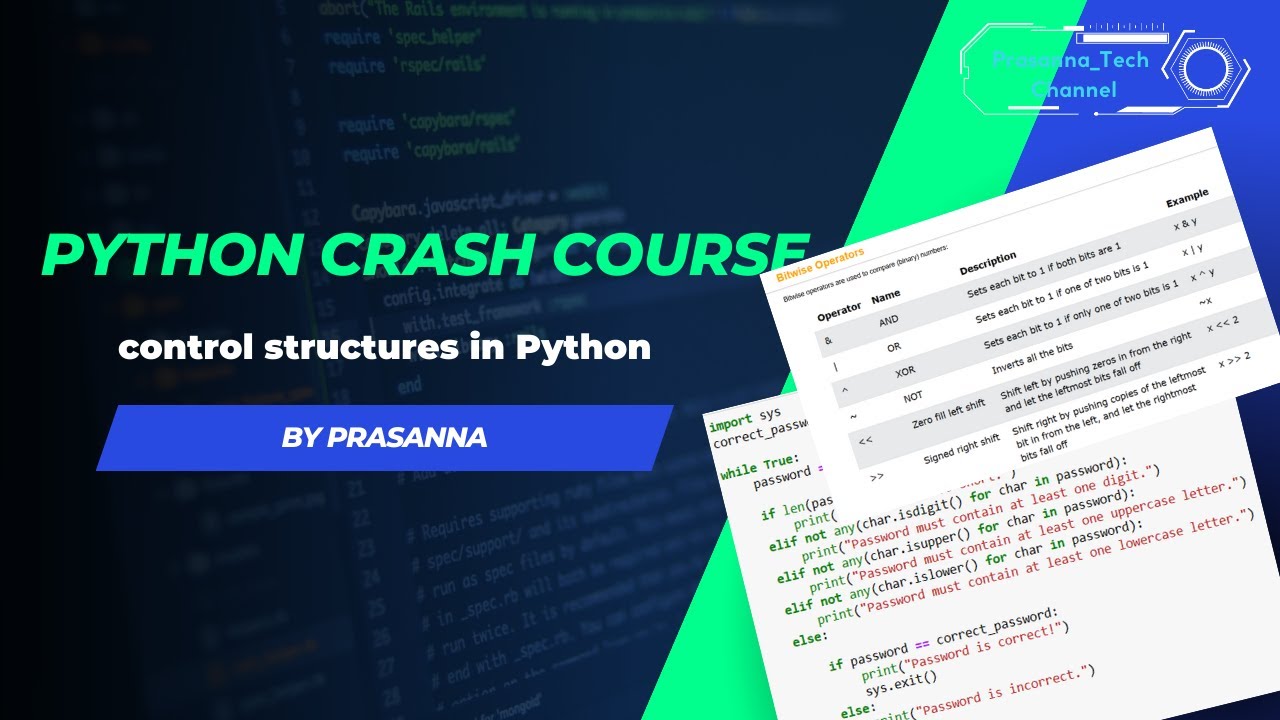 Learn Python For Data Science2 Control Structures In Python ๐ Youtube 2337