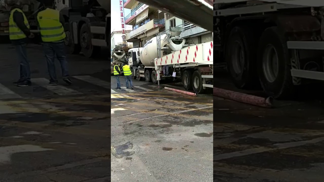 αντλια μπετου cifa 48 με δικτυο 40 μετρα 300 κυβικα πλακα - YouTube